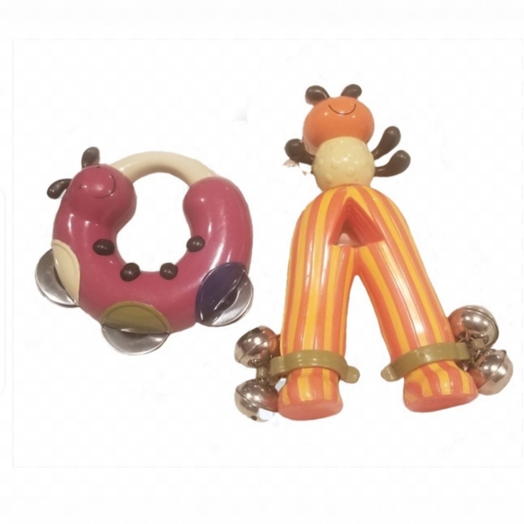 B justb byou | Toys | Baby Musical Toy Instrument Tambourine Bee Rattle ...